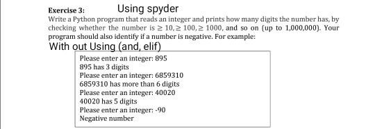 Solved Exercise 3 Using Spyder Write A Python Program That 0091
