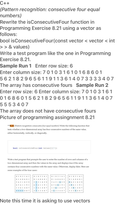 C++ ProgramPicture has the question! rewrite the | Chegg.com