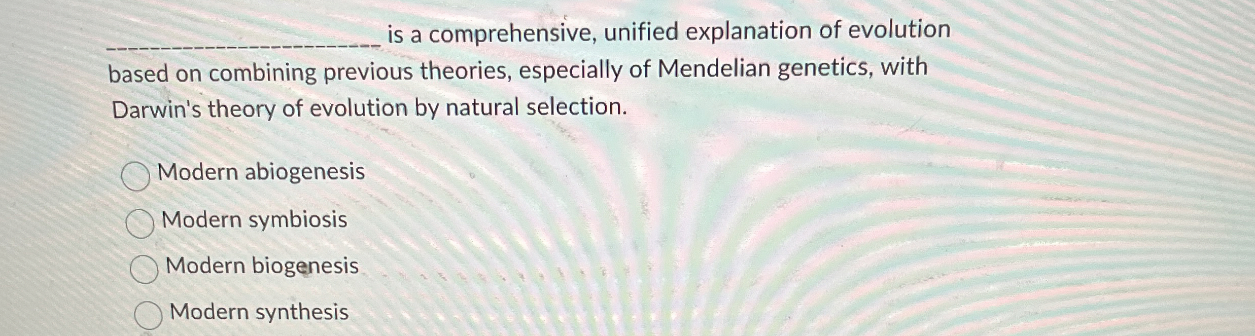 Solved q, ﻿is a comprehensive, unified explanation of | Chegg.com