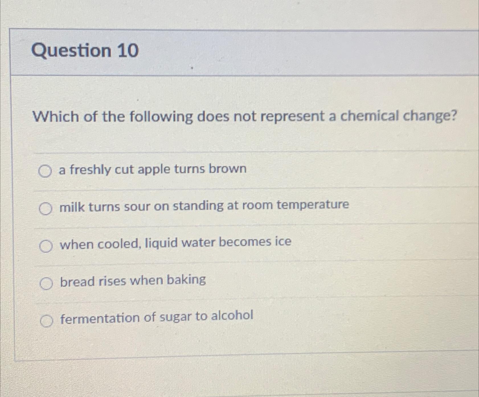 Solved Question 10Which of the following does not represent | Chegg.com