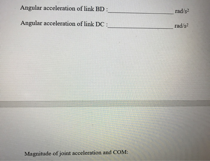 Solved 1 The Bar Ab Rotates At Constant 10 Rad S A 0
