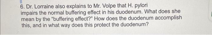Solved 5. Mr. Volpe asks, "What do the bacteria have to do | Chegg.com