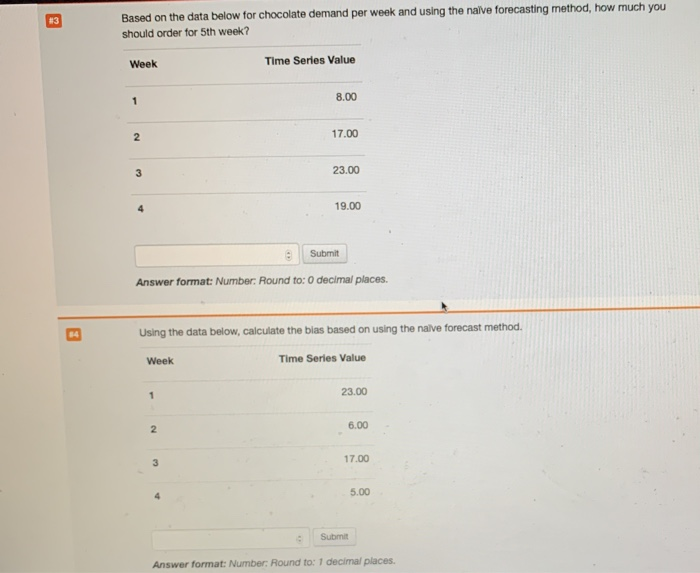 Solved Using the data below. Use the 2 period moving average | Chegg.com