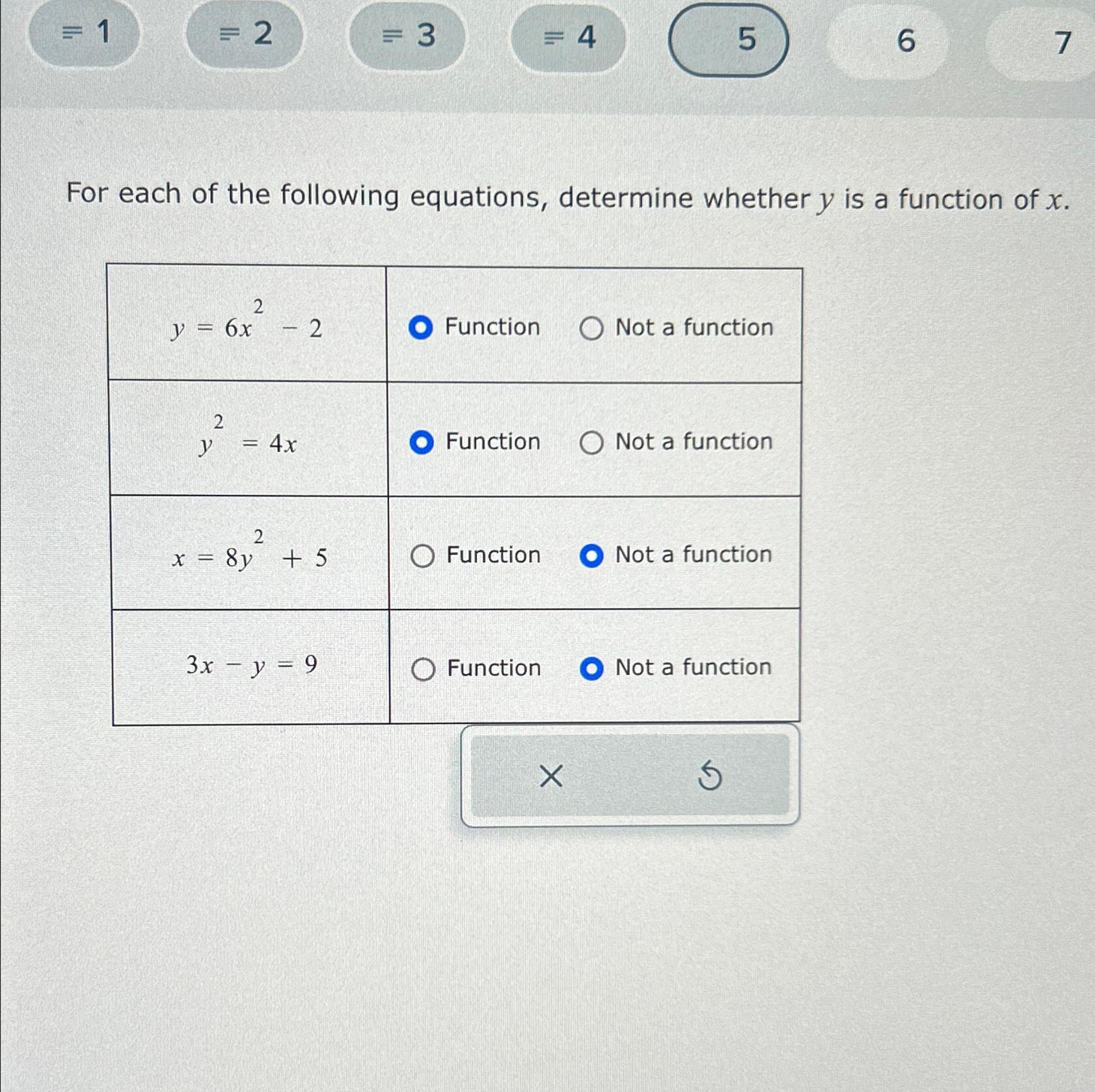 Solved For each of the following equations, determine | Chegg.com