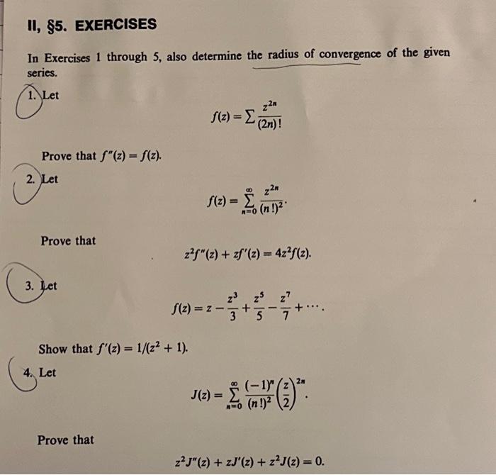Solved In Exercises 1 through 5, also determine the radius | Chegg.com