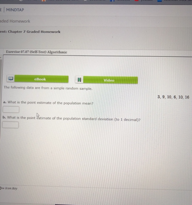 Solved E MINDTAP aded Homework ent: Chapter 7 Graded | Chegg.com