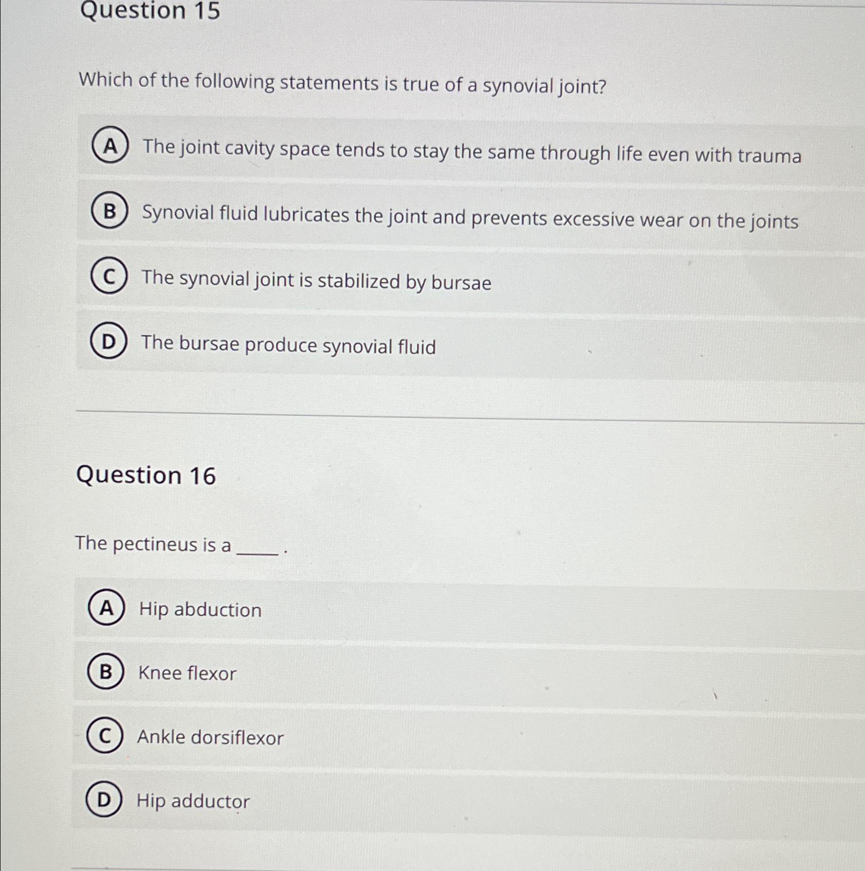 Solved Question 15Which of the following statements is true | Chegg.com
