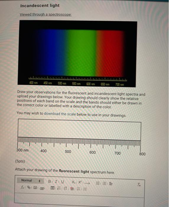 Solved Data And Report Submission - Atomic Spectra (20pts) | Chegg.com