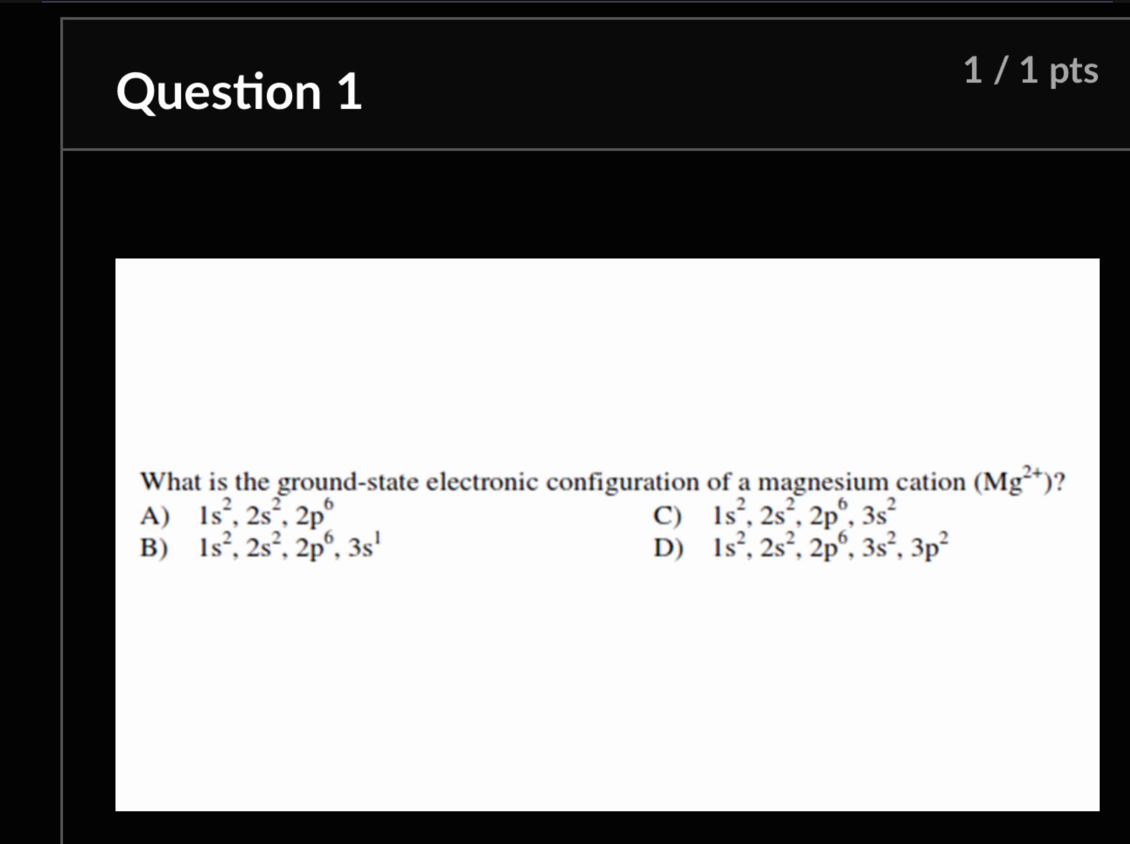Solved What is ﻿the ground-state electronic configuration of | Chegg.com