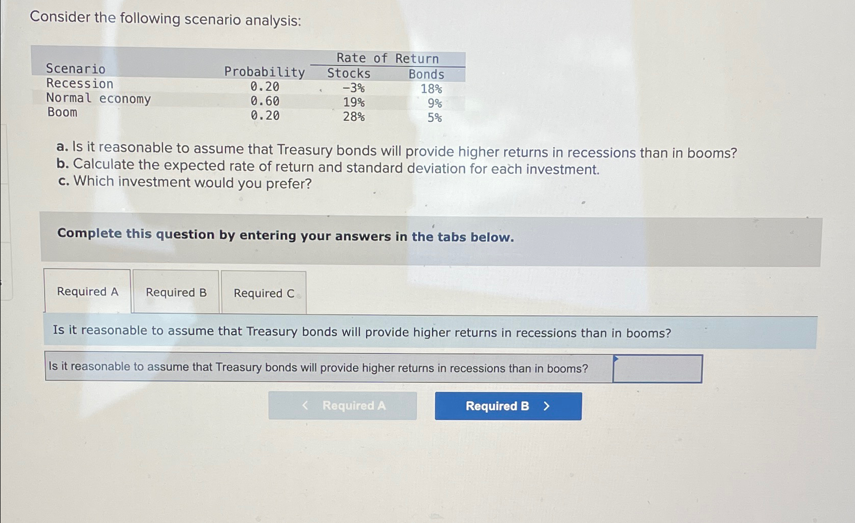 Solved Consider the following scenario | Chegg.com