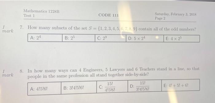 Solved How many subsets of the set S={1,2,3,4,5,6,7,8,9} | Chegg.com