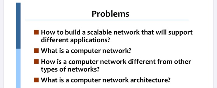 Solved Problems How to build a scalable network that will | Chegg.com