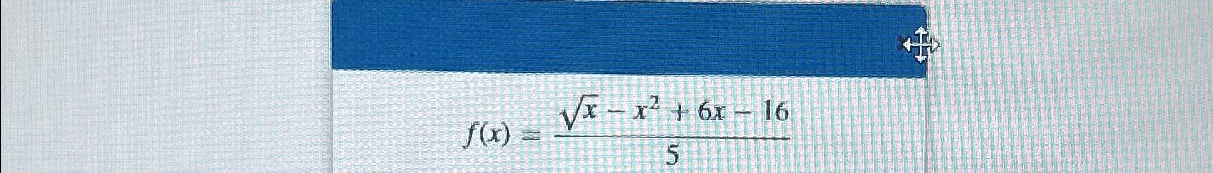 Solved Determine the implied domain of the function. Express | Chegg.com