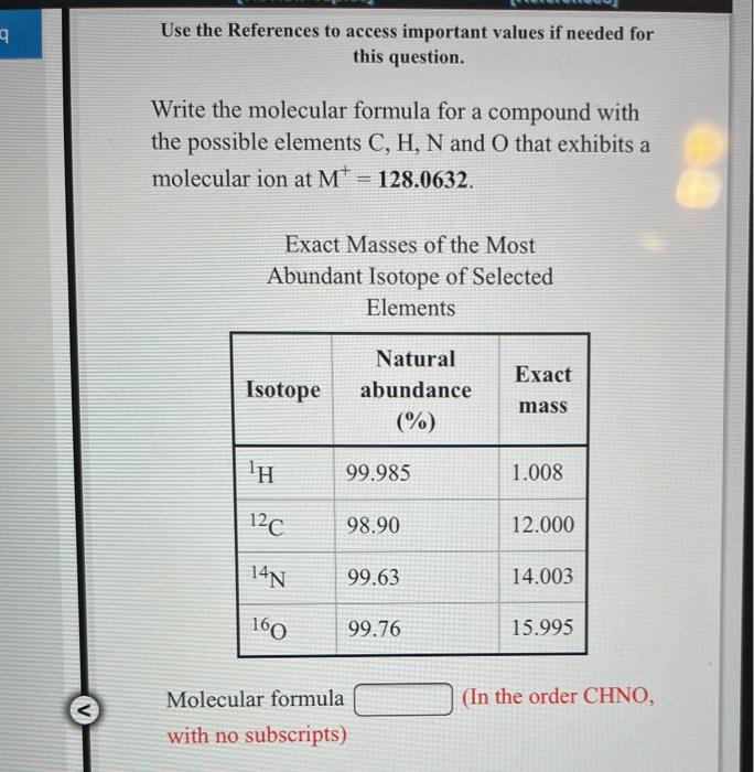 Solved Use the References to access important values if | Chegg.com
