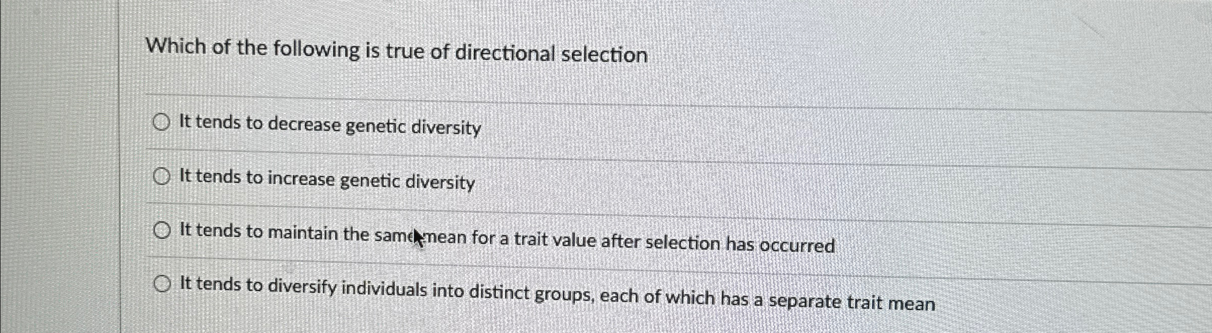 Solved Which of the following is true of directional | Chegg.com