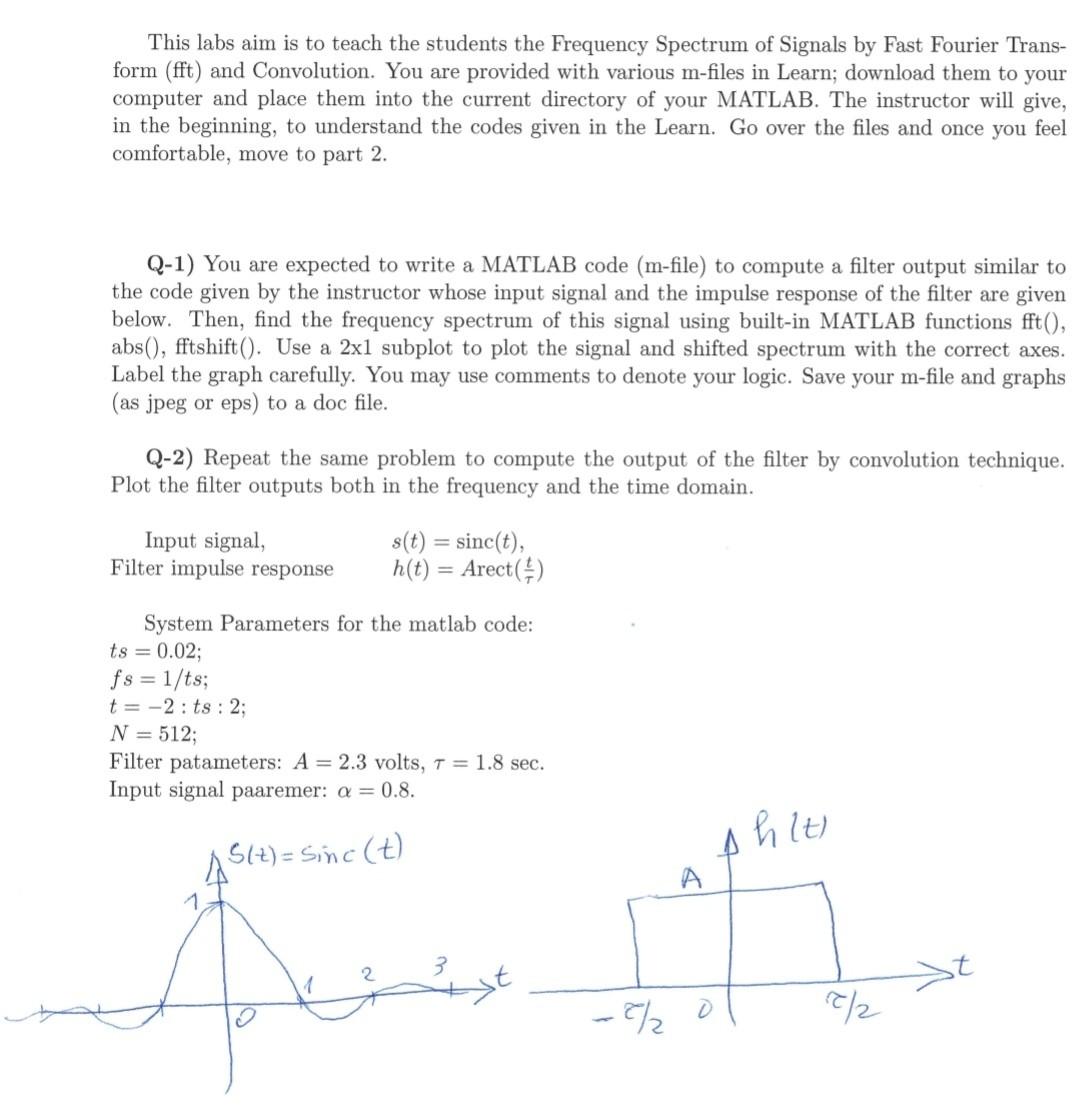 This labs aim is to teach the students the Frequency | Chegg.com