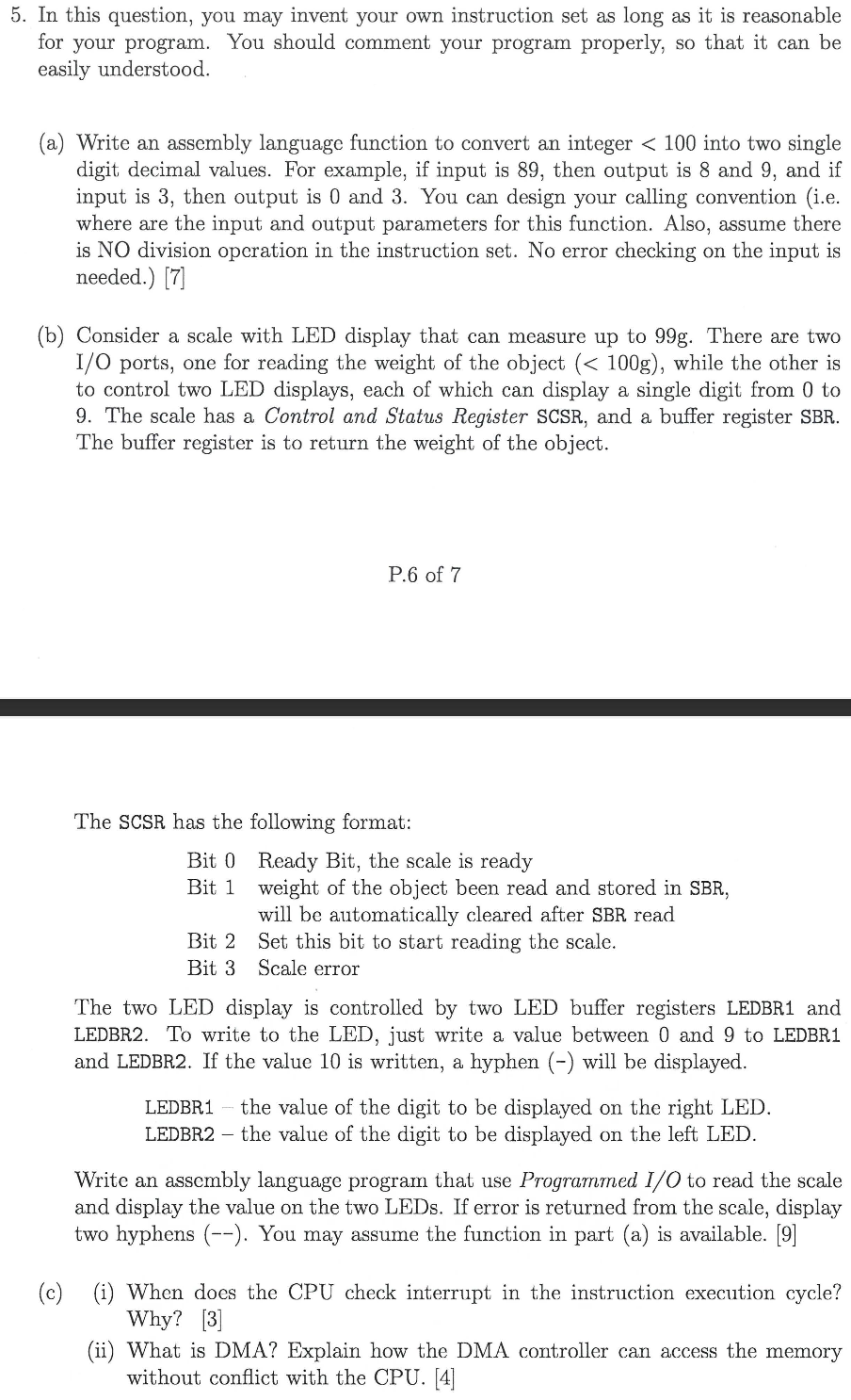 Solved In this question, you may invent your own instruction | Chegg.com