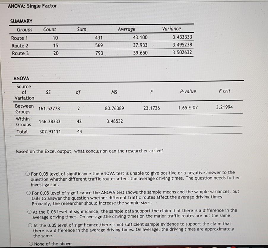 Solved Suppose a researcher is interested determining | Chegg.com