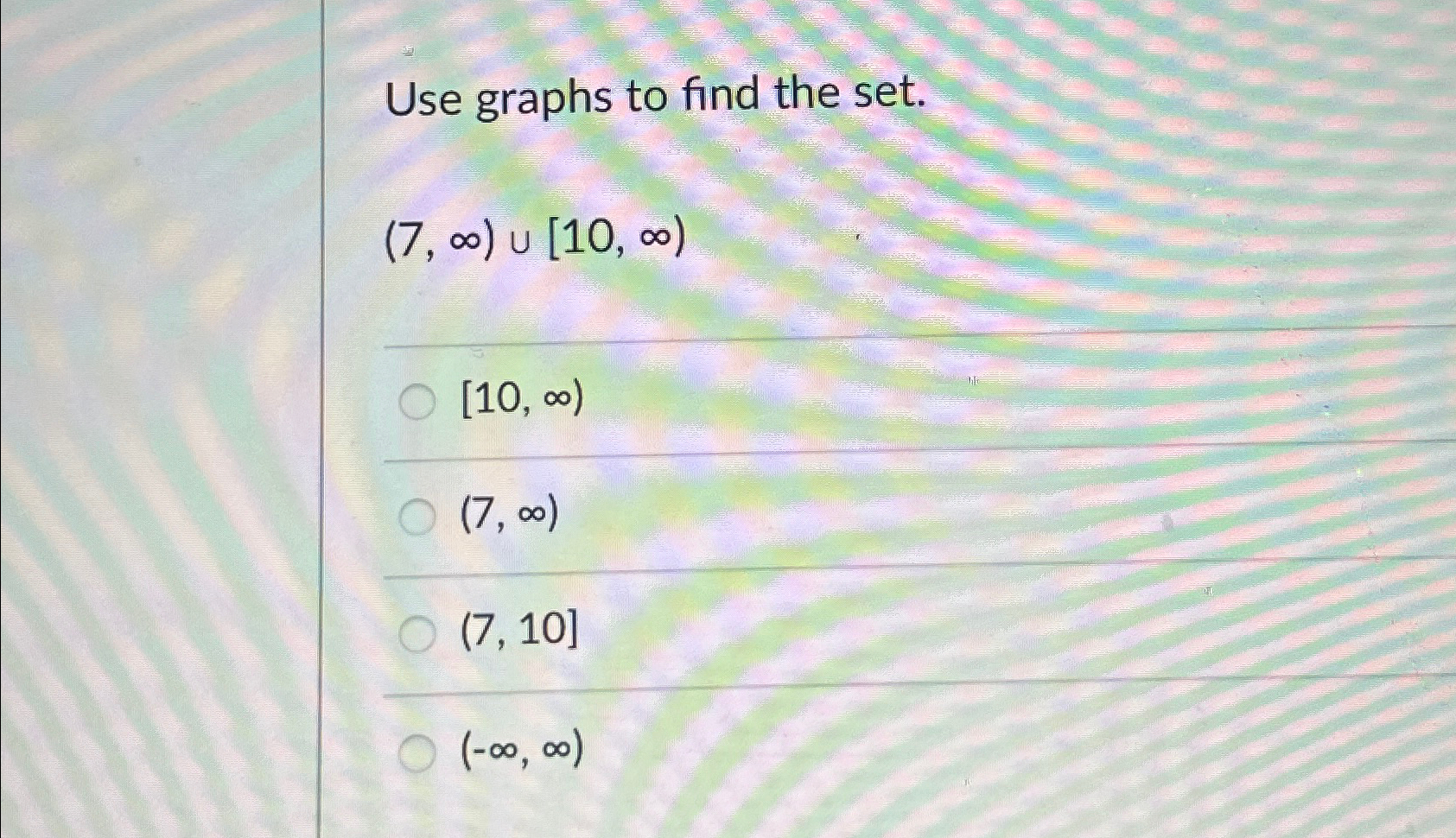 Solved Use graphs to find the | Chegg.com