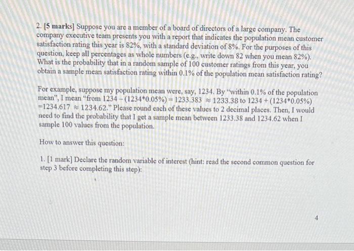 Solved 2. [5 marks] Suppose you are a member of a board of | Chegg.com