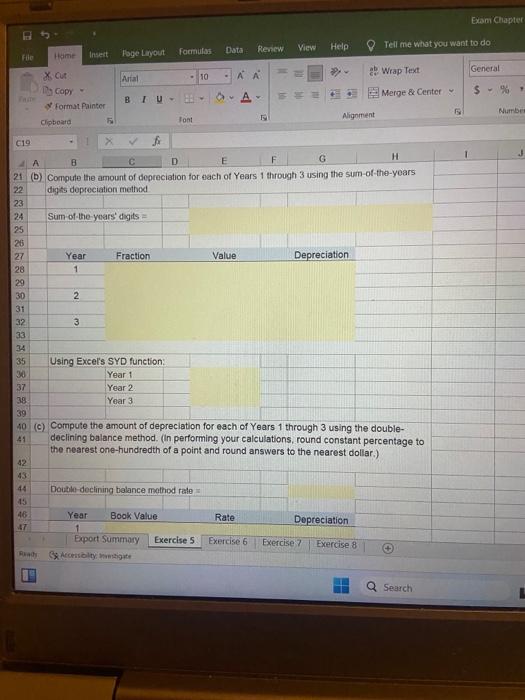 Solved declining balance method. (In performing your | Chegg.com