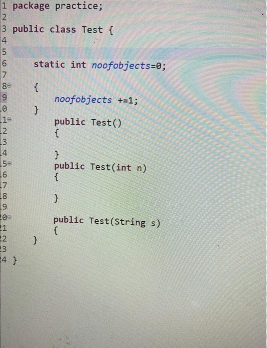 Solved why we are using static int whta is its uses what it | Chegg.com