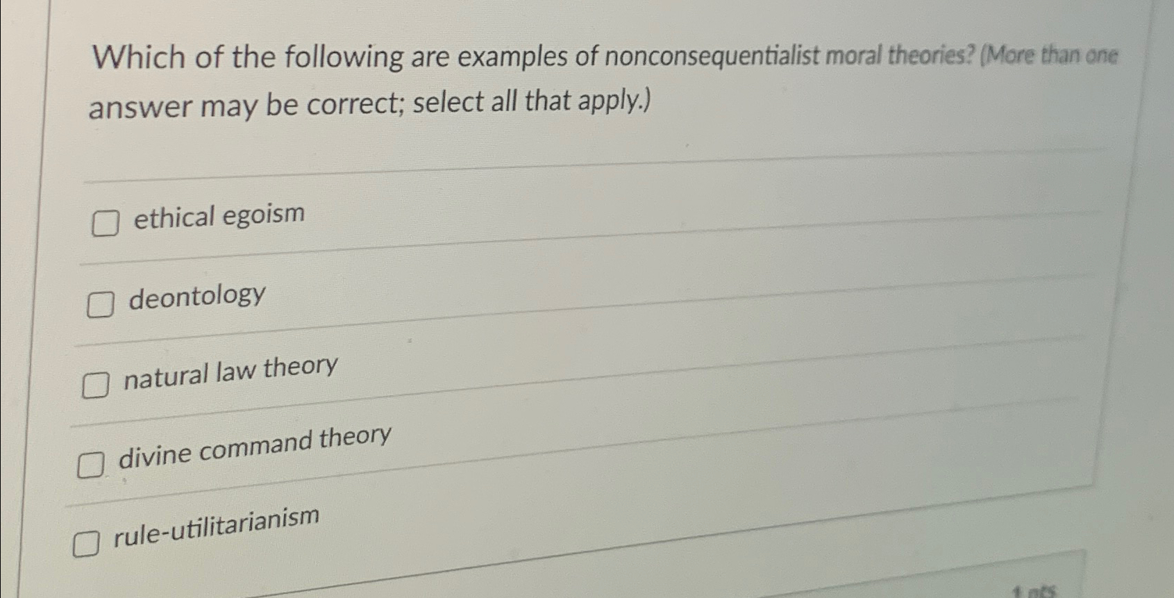 Solved Which of the following are examples of | Chegg.com