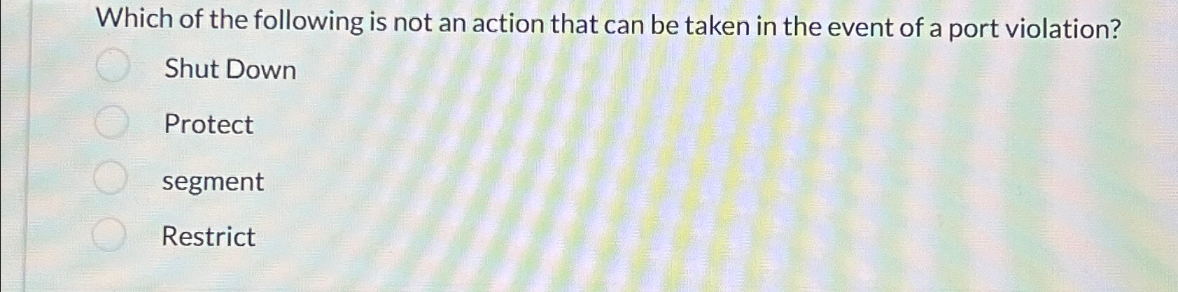 Solved Which of the following is not an action that can be | Chegg.com