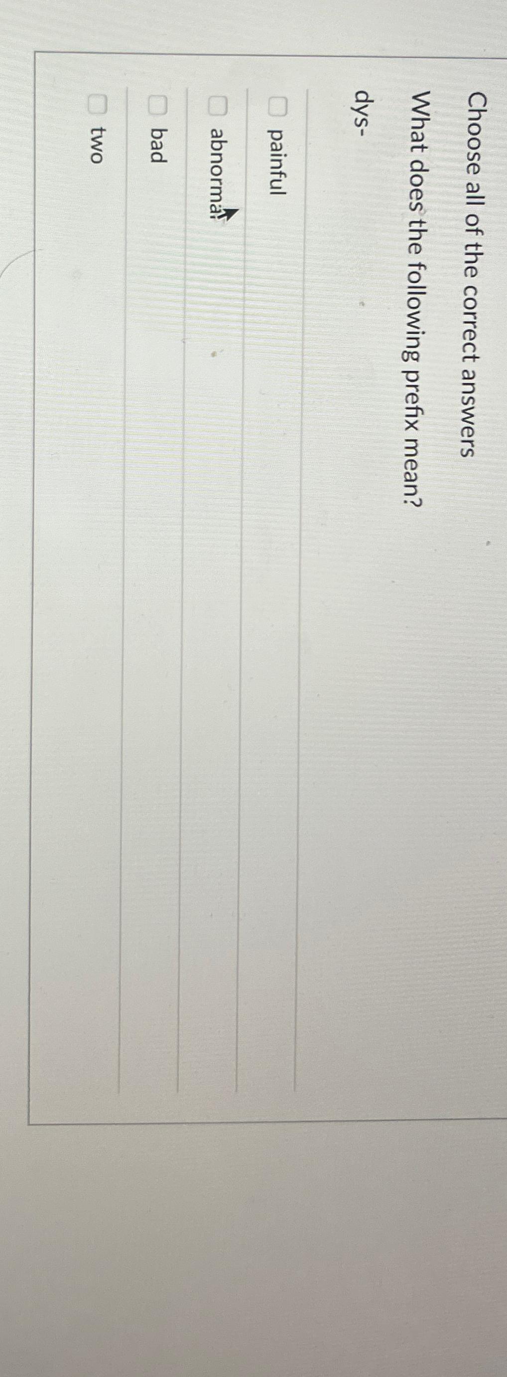 Solved Choose all of the correct answersWhat does the | Chegg.com