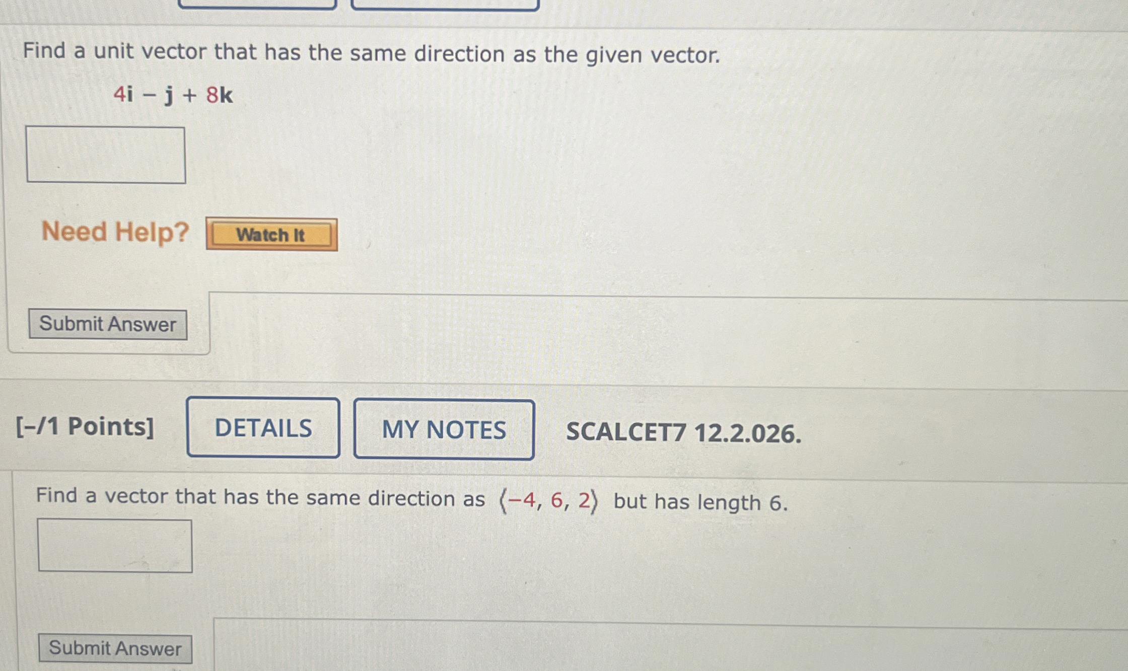 Find a unit vector that has the same direction as the | Chegg.com