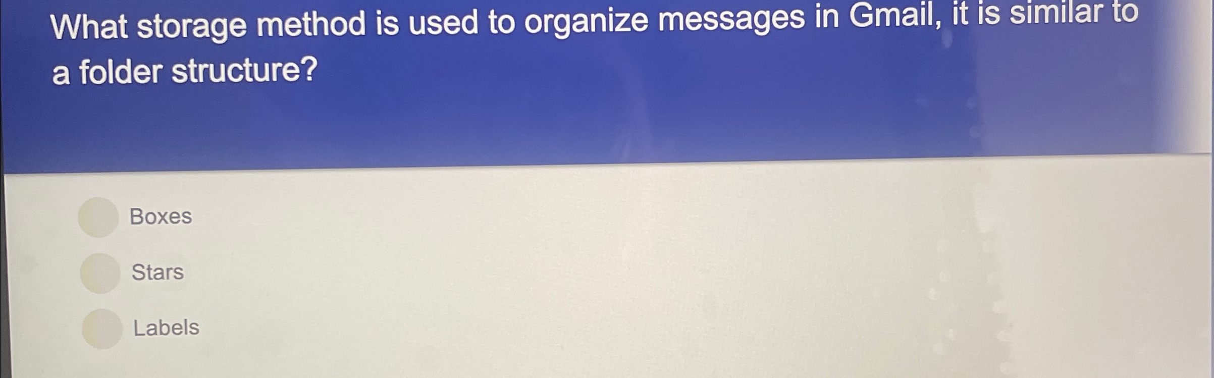 Solved What storage method is used to organize messages in | Chegg.com