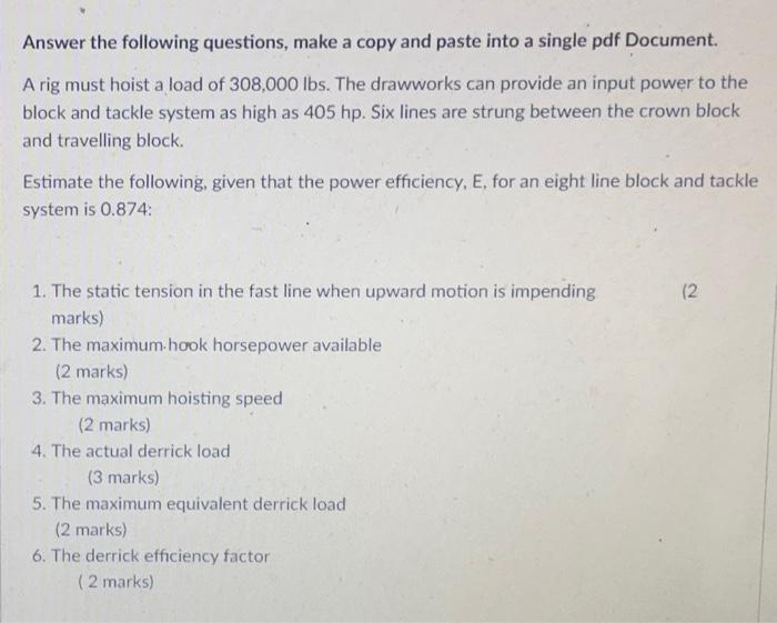 Solved Answer the following questions, make a copy and paste | Chegg.com