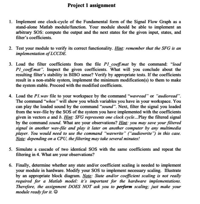 Solved 1. Implement one clock-cycle of the Fundamental form | Chegg.com