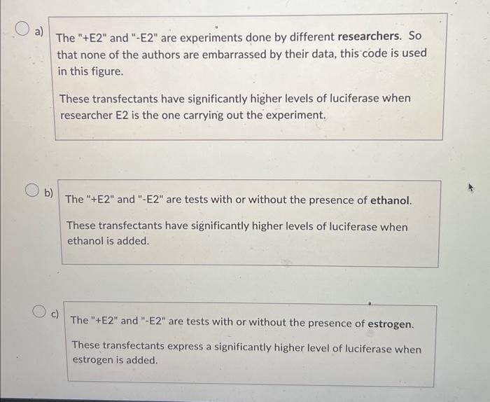 Solved In these experiments, two different conditions are | Chegg.com