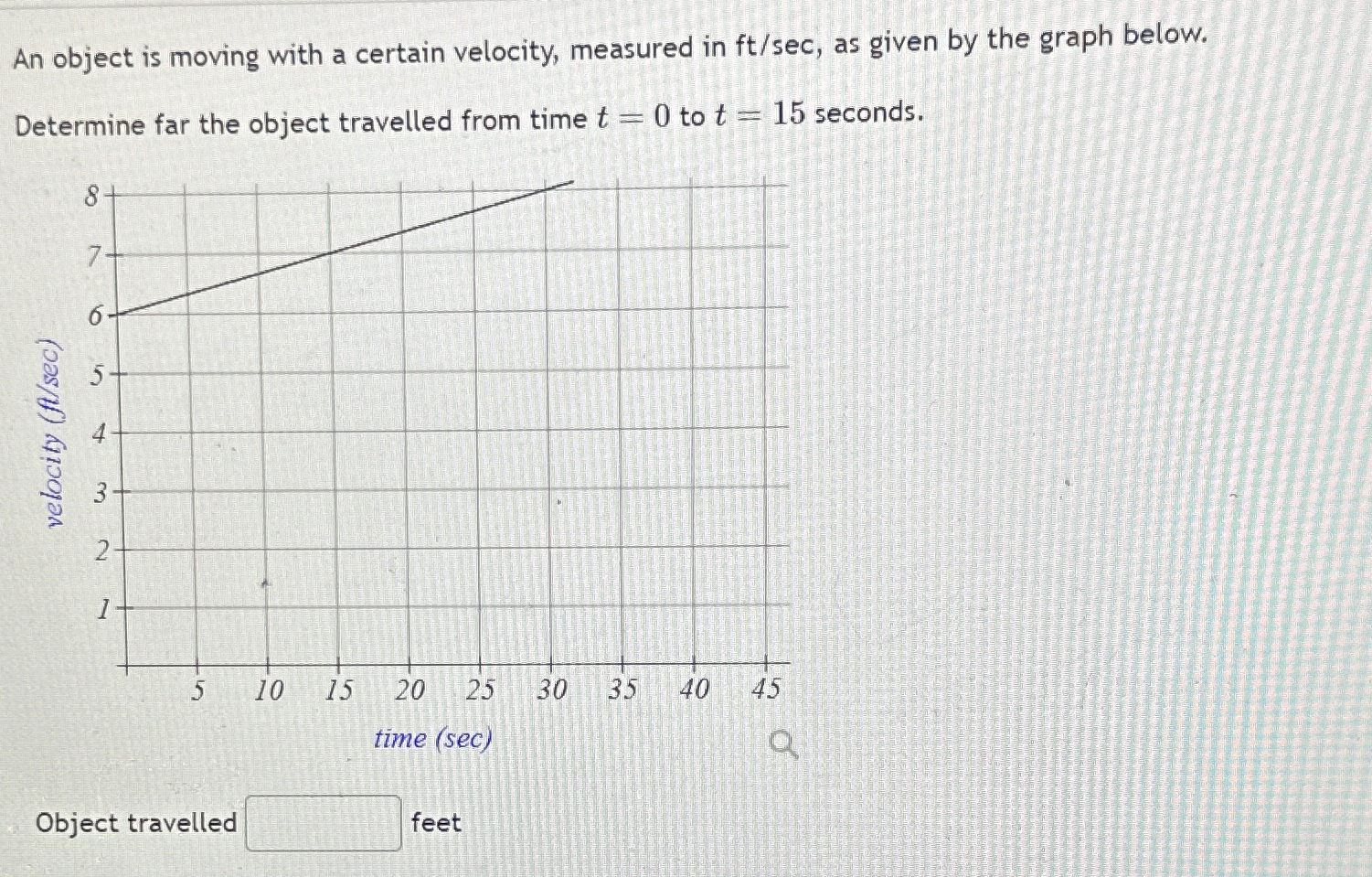 Solved An object is moving with a certain velocity, measured | Chegg.com