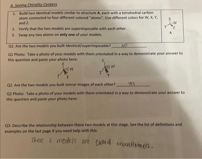 Solved 4. Working with each model you built, replace one of | Chegg.com