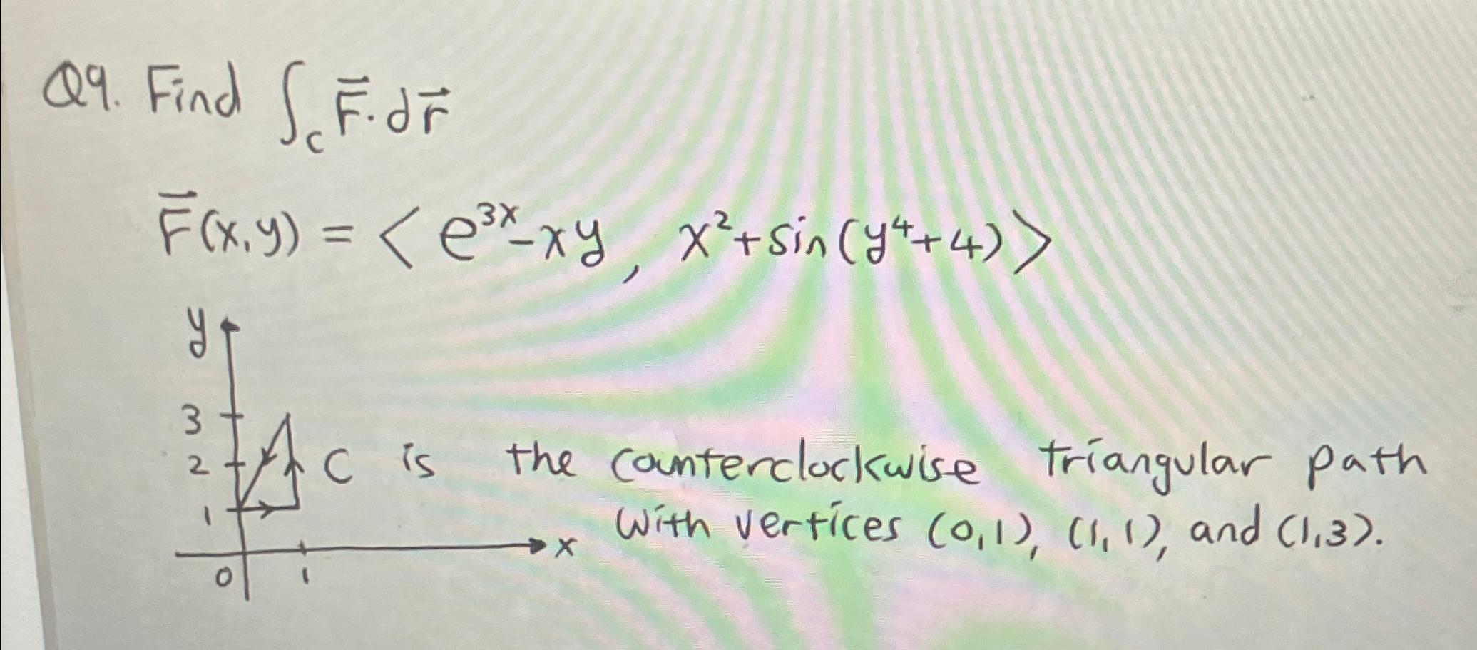 Solved Q9. ﻿Find | Chegg.com