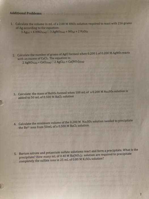 Solved Additional Problems in t 1. Calculate the volume in | Chegg.com