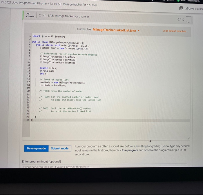 Solved: 2.14 LAB: Mileage tracker for a runner Given the