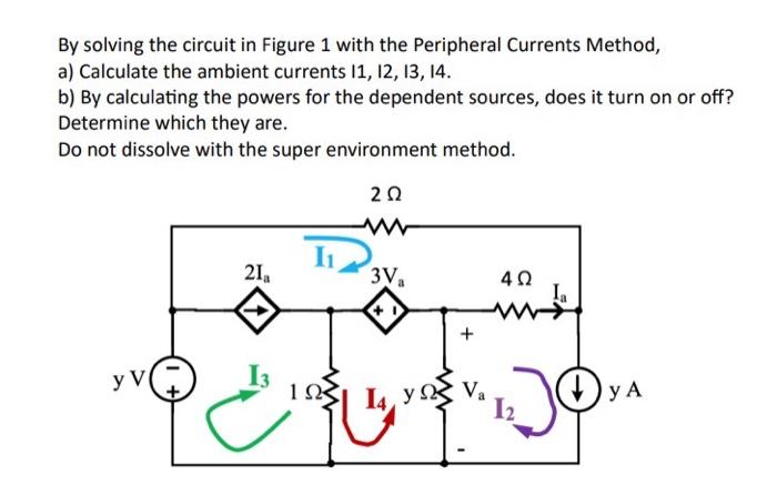Solved By solving the circuit in Figure 1 with the | Chegg.com