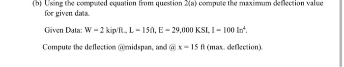 Solved Problem 2 Double Integration Method A Using Double 4381