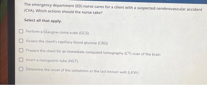 Solved Your elderly female client has just begun a new | Chegg.com