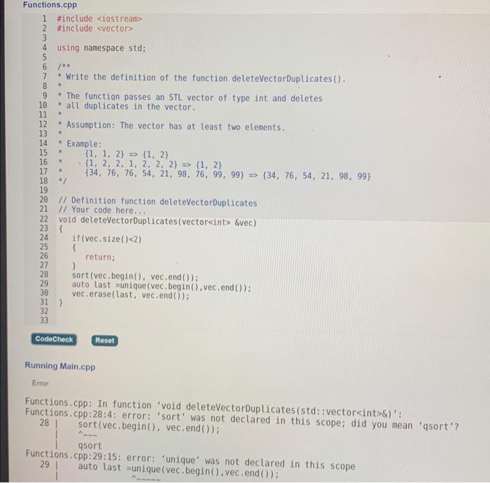 Solved \#include \#include {1,1,2}⇒{1,2} | Chegg.com