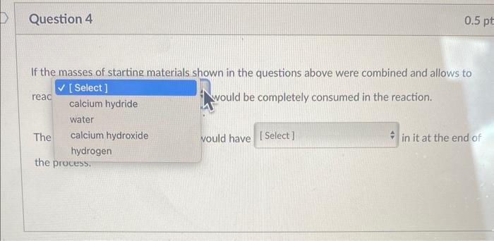 Solved Calcium hydride (CaH2) reacts vigorously with water | Chegg.com
