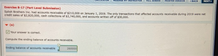 Solved Exercise 8-17 (Part Level Submission) Splish Brothers | Chegg.com
