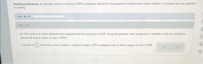 Solved Reading Proficiency An Educator Wants To Construct A