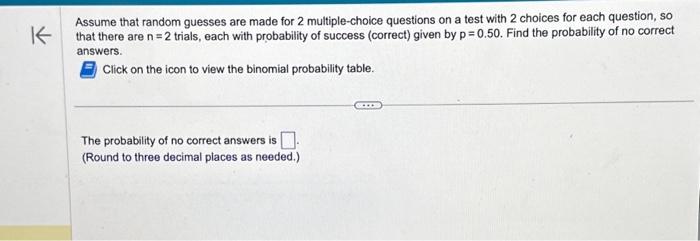 Solved Assume that random guesses are made for 2 | Chegg.com