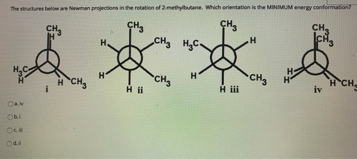 Solved The structures below are Newman projections in the | Chegg.com