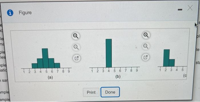 Solved The linked figure shows histograms for three | Chegg.com