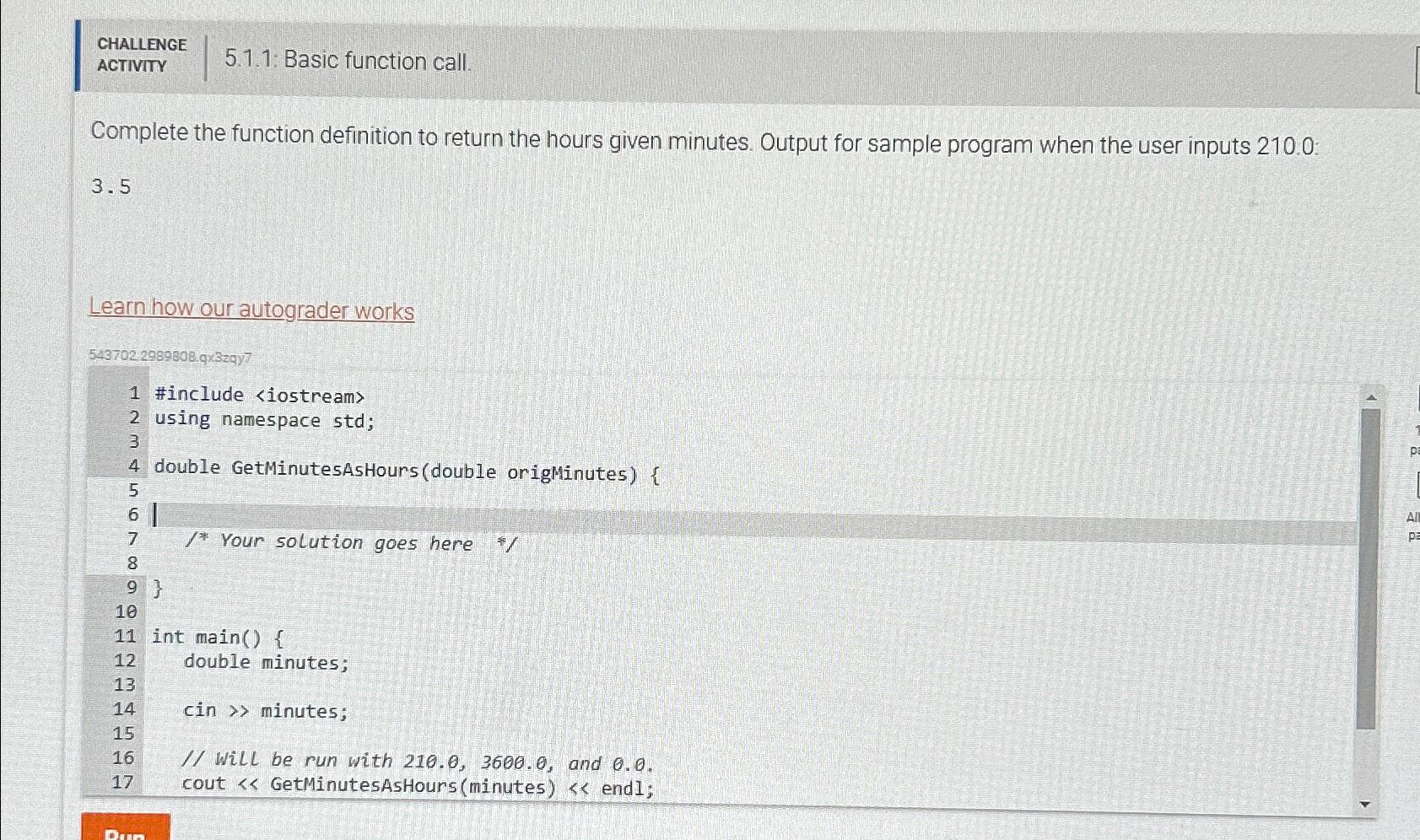 Solved Challengeactivity511 Basic Function Callcomplete